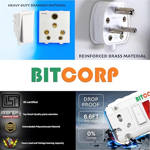 BITCORP Usb Extension Board Heavy Duty Box 6A 16A 20A With Mcb Thermal ...