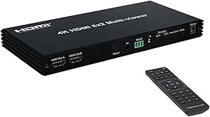Amazon.com: 4K 60hz HDMI 8x2 Quad Screen Multi Viewer 8 in 2 Out HDMI ...