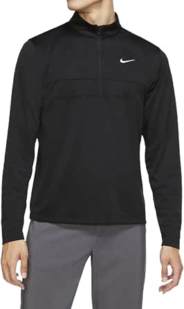 Amazon.com: Nike Men's Essential Dri-FIT Half-Zip Golf Pullover, Black ...