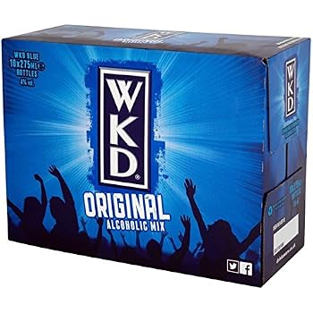WKD Blue Vodka Drink (10 x 275ml Bottles): Amazon.co.uk: Beer, Wine ...