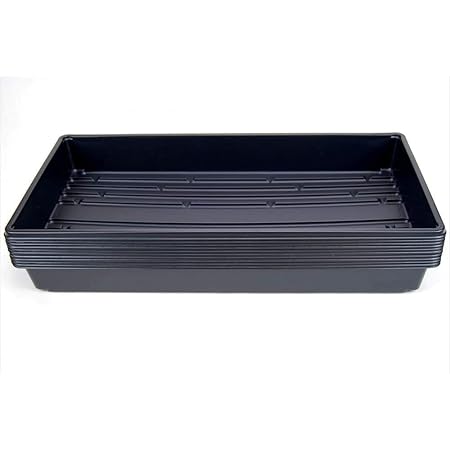 Amazon.com: 10 Plant Growing Trays (No Drain Holes) - 20" x 10 ...