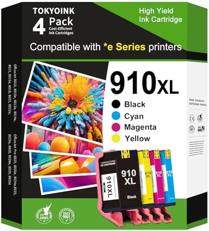 Hp 910 Ink 910XL Ink Cartridges Combo Pack For HP 910XL 910 XL Ink Hp ...