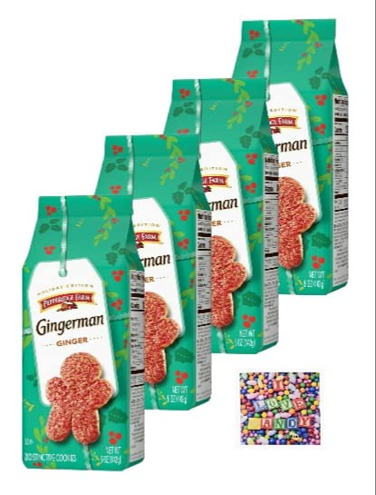 Amazon.com: Pepperidge Farms Gingerman Ginger Cookies - Pack of 4 Bags ...