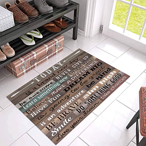 Inspirational Motivational Quotes Indoor Doormat Front Door Mats ...