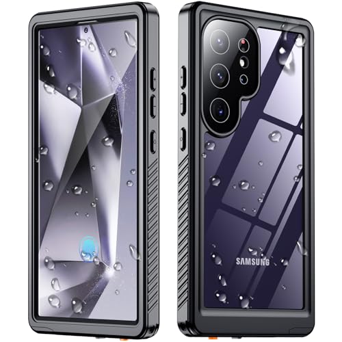 SPIDERCASE Designed for Samsung Galaxy S24 Ultra Case, Waterproof Built-in Screen Protector ...