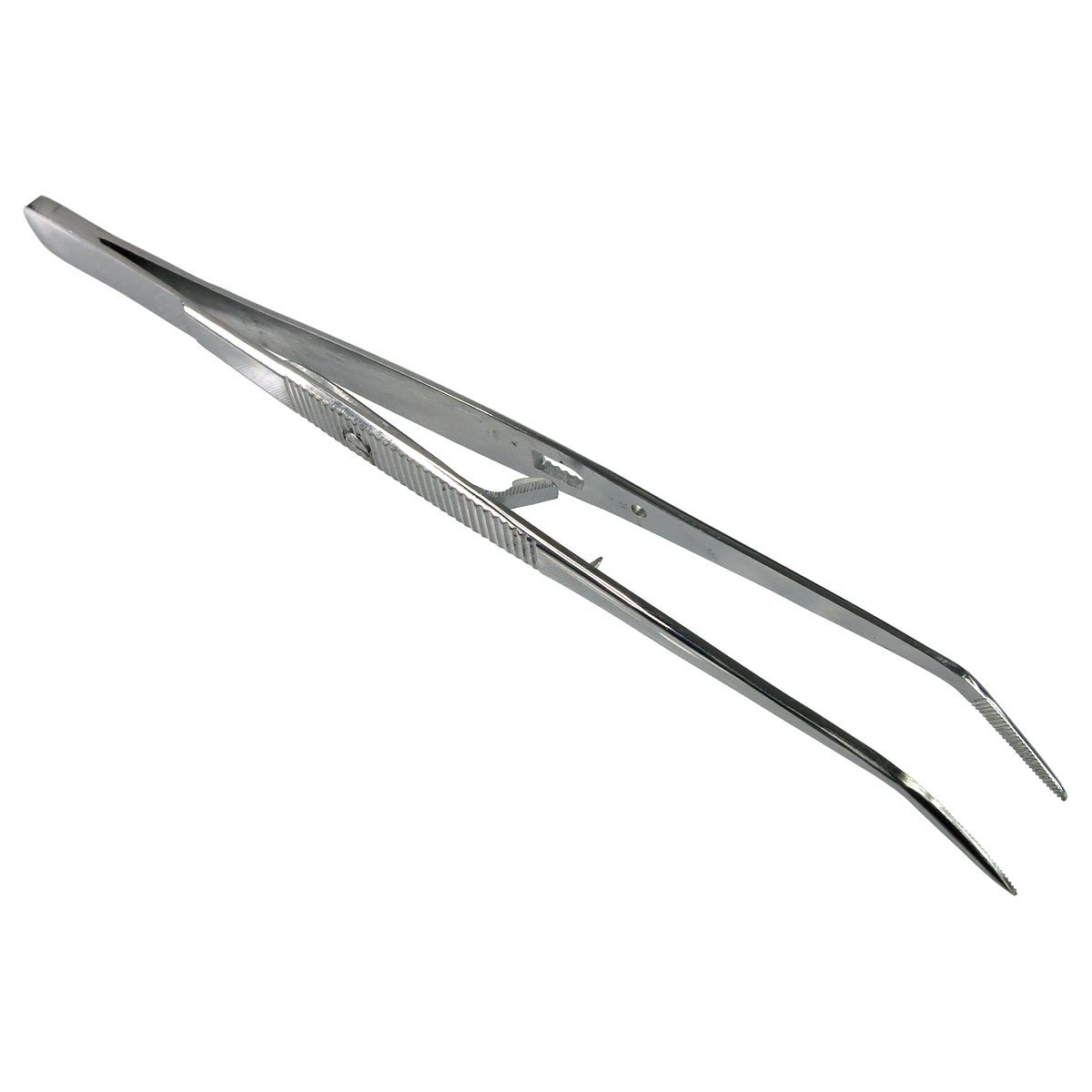 Snapklik.com : 171L6 6.25" Curved Locking Stainless Steel College Tweezers