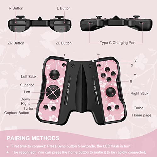 JORREP Para Nintendo Switch Controller para Switch/Switch Lite/Sw