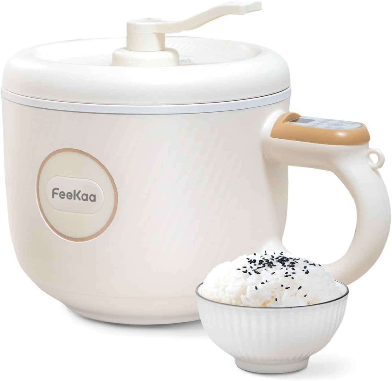 Amazon.com: Feekaa Portable Rice Cooker - 1.2L Mini Electric Cooker for ...