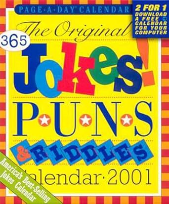 The Original 365 Jokes, Puns, & Riddles Calendar 2001: 0019628118356 ...