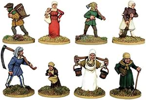 Warlord Games RPG NPC Villagers 28mm Miniatures : Amazon.co.uk: Toys ...