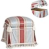 Amazon.com: Jennifer Taylor Cornelia Storage Vanity Stool, Multicolored ...