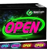 Amazon.com: GLI Led Open Sign with Business Hours – Stand Out with 1000 ...