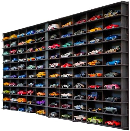Amazon.com: 100 Car 1/64 Model Car Display Case, Toy Car Storage ...