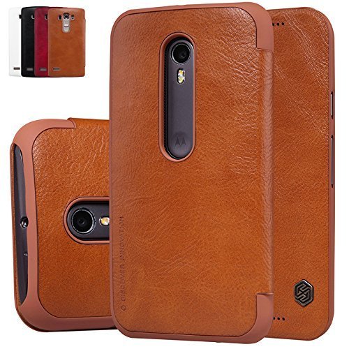 Nillkin Qin Series Elegant Royal Leather Bumper Flip Case Cover Case ...