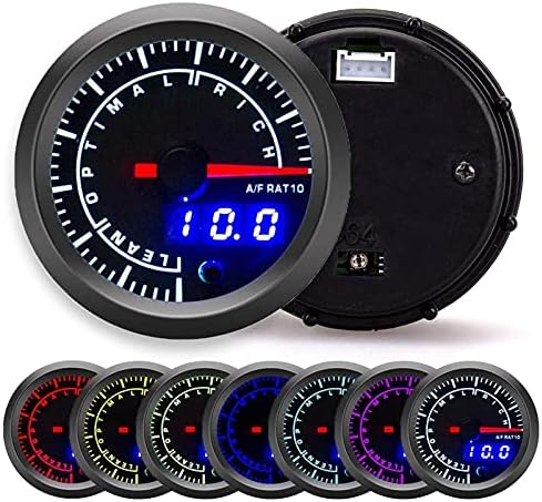 Amazon.com: Acouto Air/Fuel Ratio Gauge - 2.5in 12V AFR Gauge with High ...