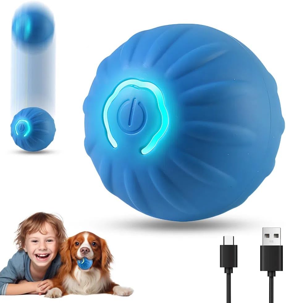 Amazon.com : YAWOTA Interactive Pet Toys Automatic Rolling Ball ...