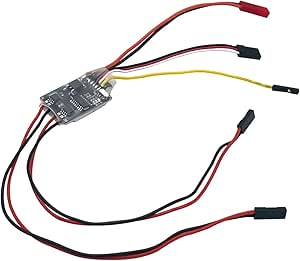 Dual Way Bidirectional Brushed 5A ESC 2S-3S Lipo Speed Control for RC ...