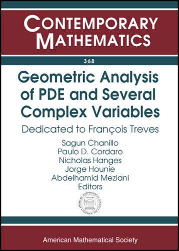 Geometric Analysis Of PDE And Several Complex Variables: Dedicated To ...