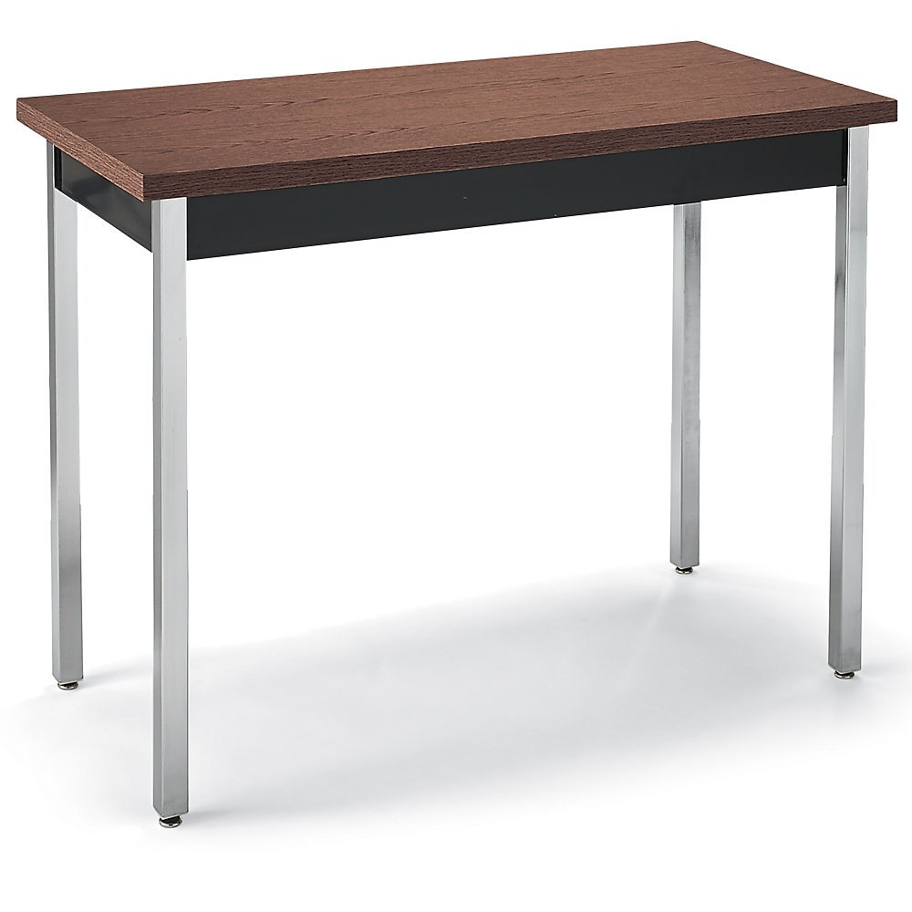 Amazon.com: Allied Premier Quality Non-Folding Table - 48X30" - Walnut ...