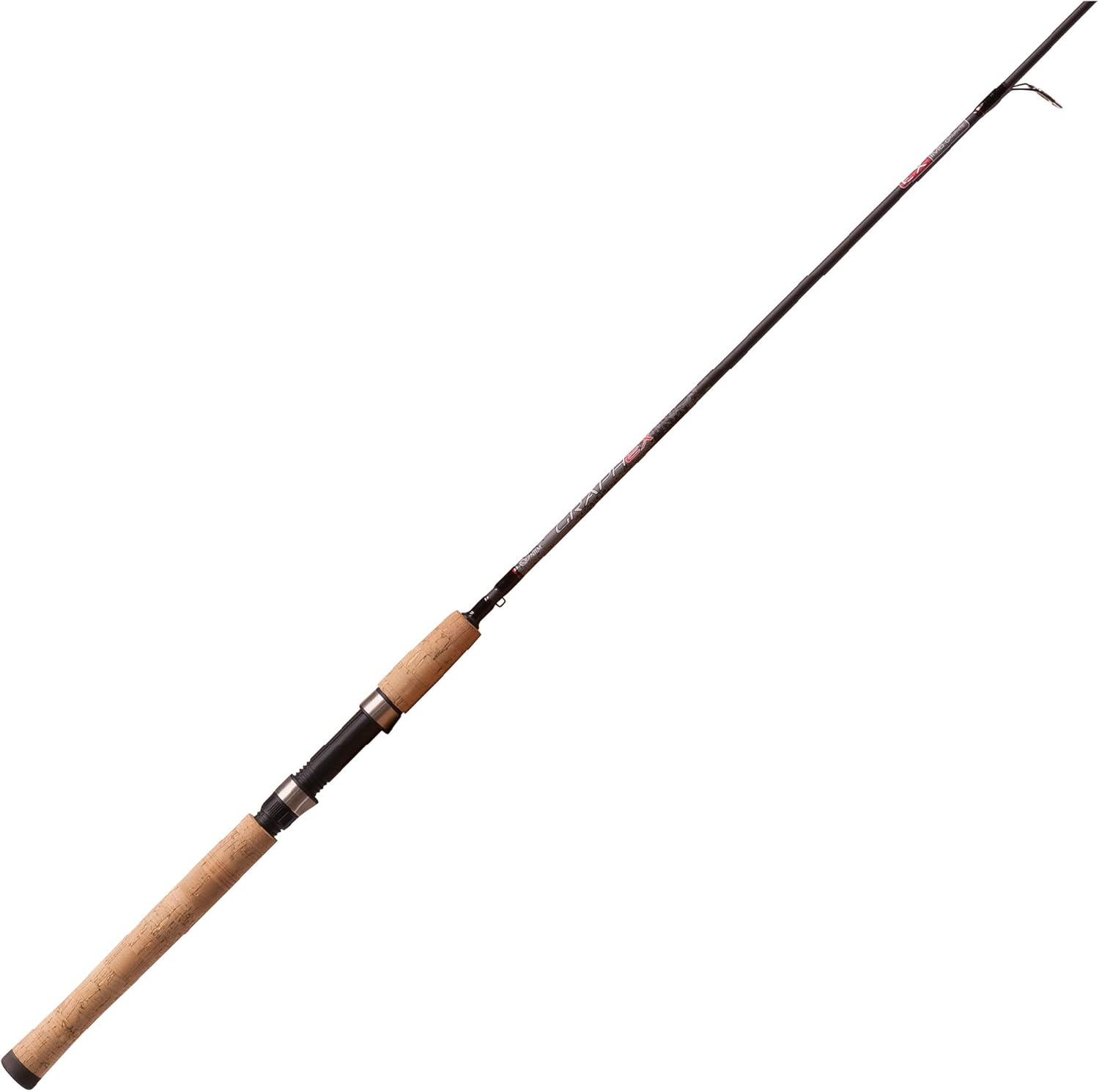 Quantum Graphex Spinning Fishing Rod, 6-Foot 2-Piece IM6 Graphite Rod ...