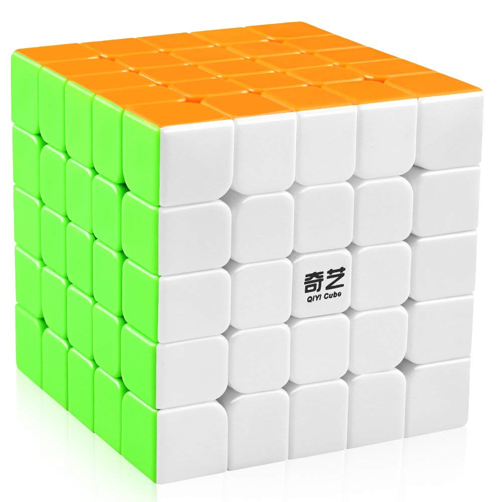 VestitiBello 5x5 Speed Cube Stickerless Magic Cube Puzzles Toys 62mm ...