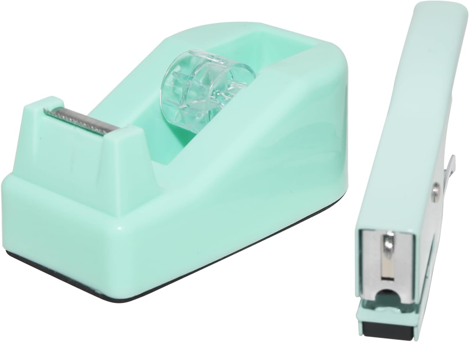 Amazon.com : QILIMA Desktop Cute Office Tape Dispenser & Stapler Set ...