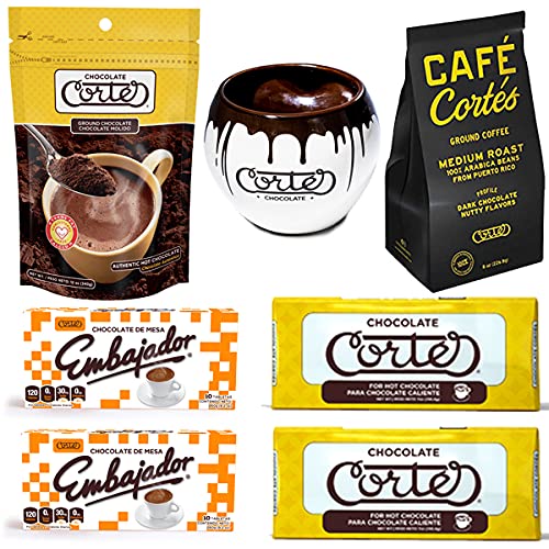 Amazon.com: Best of Chocolate Cortés - Two 7oz Traditional Bars | Two ...