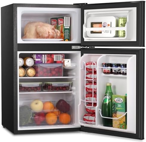 Amazon.com: Antarctic Star Mini Fridge 3.1Cu.Ft Compact Refrigerator 2 ...