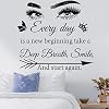Amazon.com: Motivational Wall Decal Quotes Every Day is a New Beginning ...