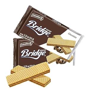 Amazon.com : Colombina Chocolate Wafer Bridge - Delicious Chocolate ...