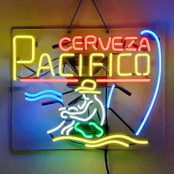 MYLETT Cerveza Pacifico Neon Beer Signs Handmade Real Neon Tubes Neon ...