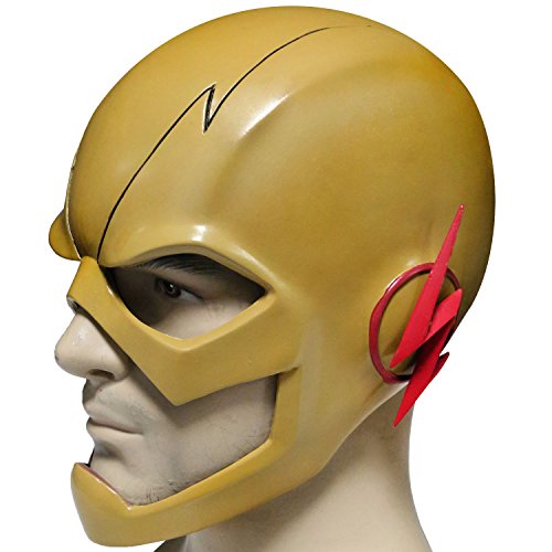 Reverse Flash Mask Cosplay Streak Helmet PVC Mask Adult The Halloween ...