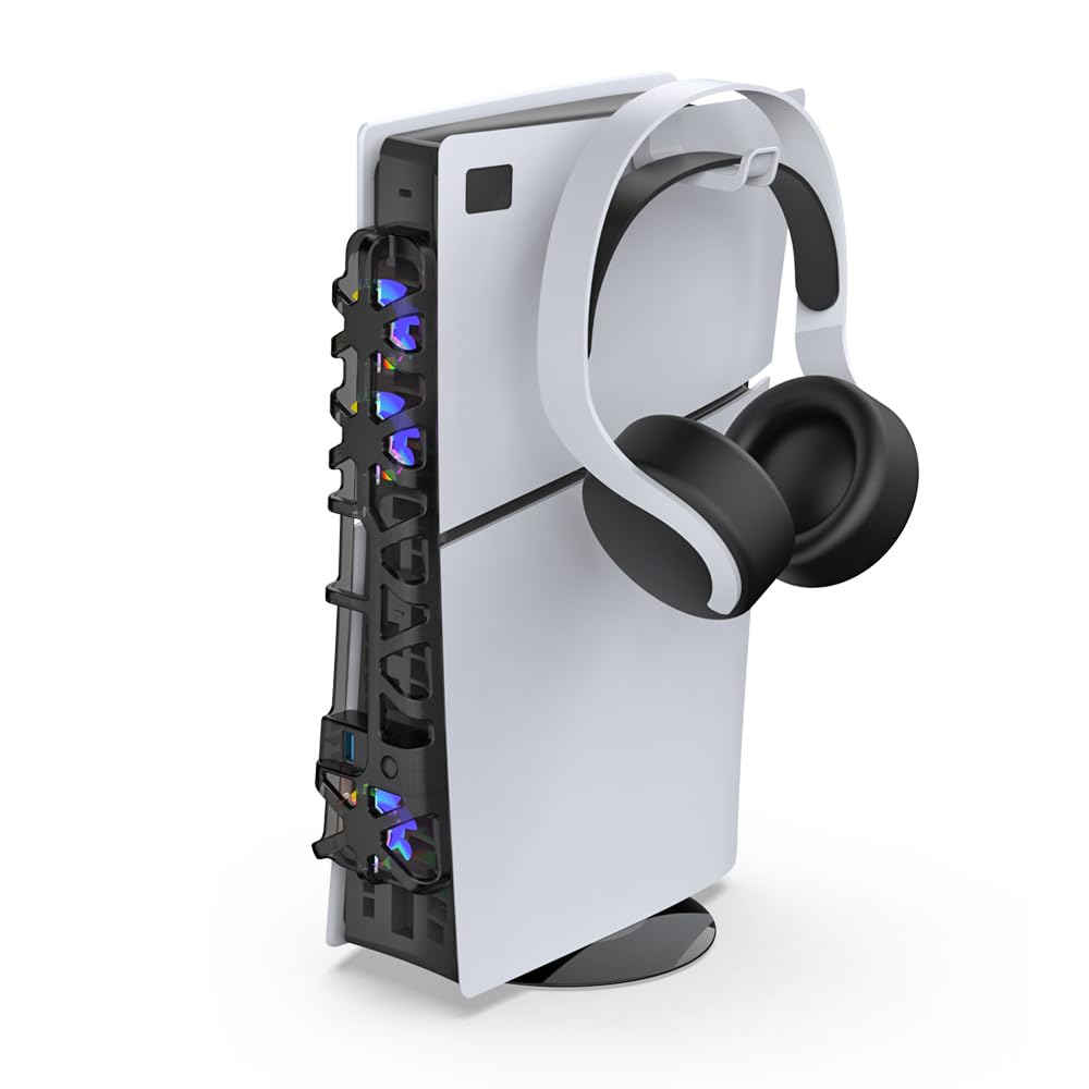 Game Console Accessories Set, Vertical Stand Holder Cooling Fan ...