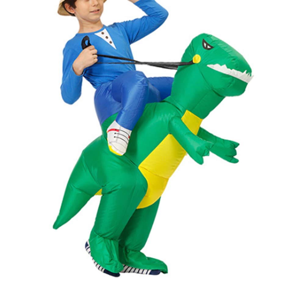 Buy Godmoy Funny Inflatable Dinosaur Costume Set Riding Tyrannosaurus ...