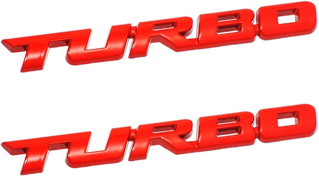 Amazon.com: AICEL Turbo Car Emblem, 2 PCS 3D Metal Turbo Badge for Auto ...