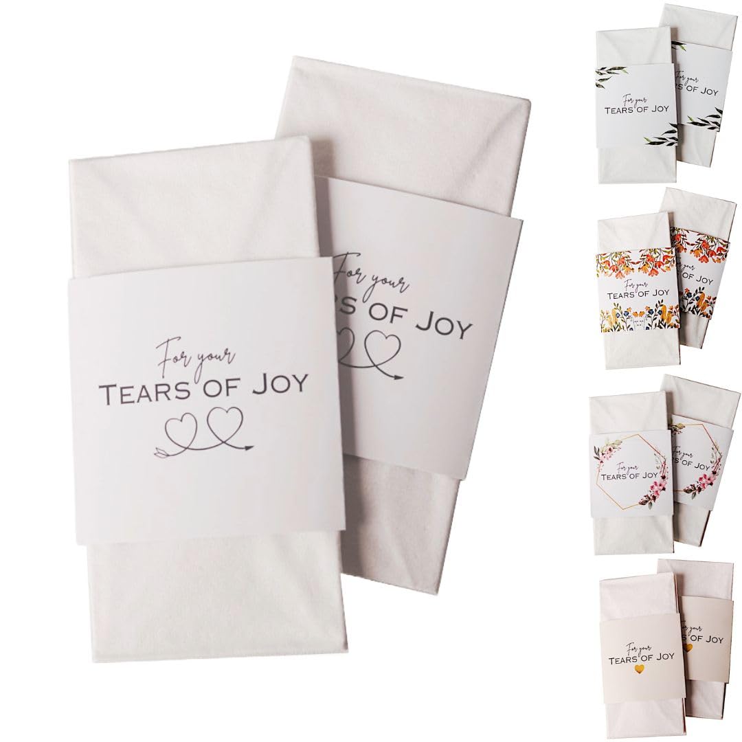 Amazon.com: Pack of 50 Pieces Tears of Joy Tissue Paper Sleeves ...