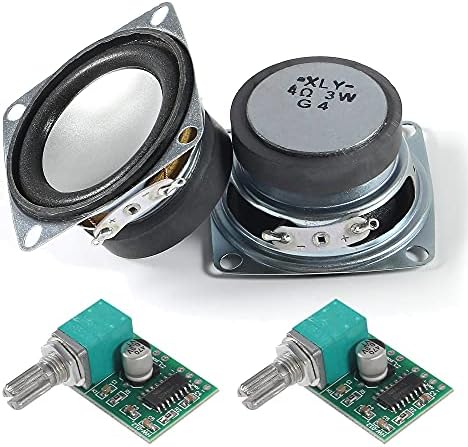 Amazon.com: Degraw DIY Speaker Kit - PAM8403 5V Amplifier + 2Pcs 4 ohm ...