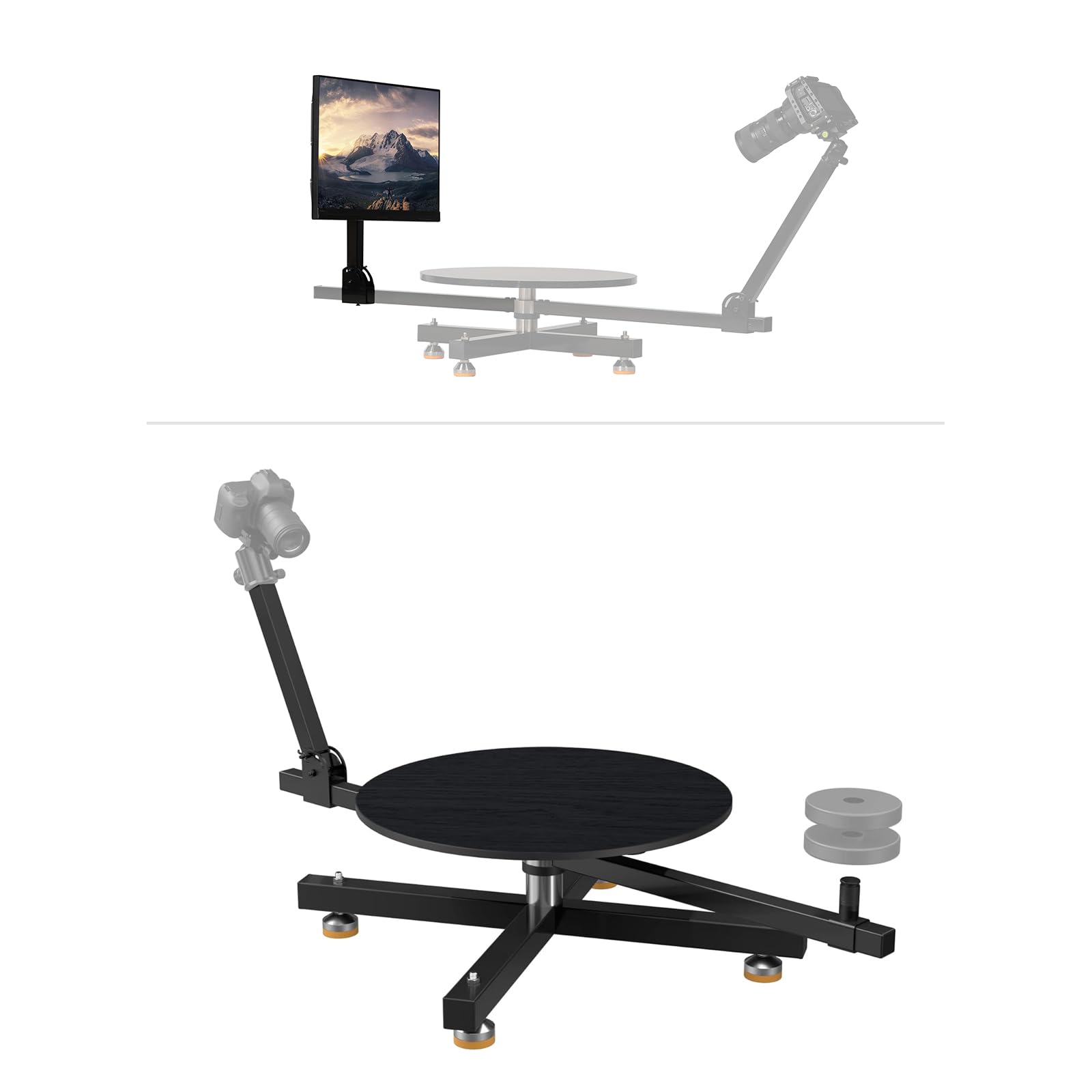 Amazon.com : RAUBAY 360 Degree Spinner Stardand Version Main Part with ...