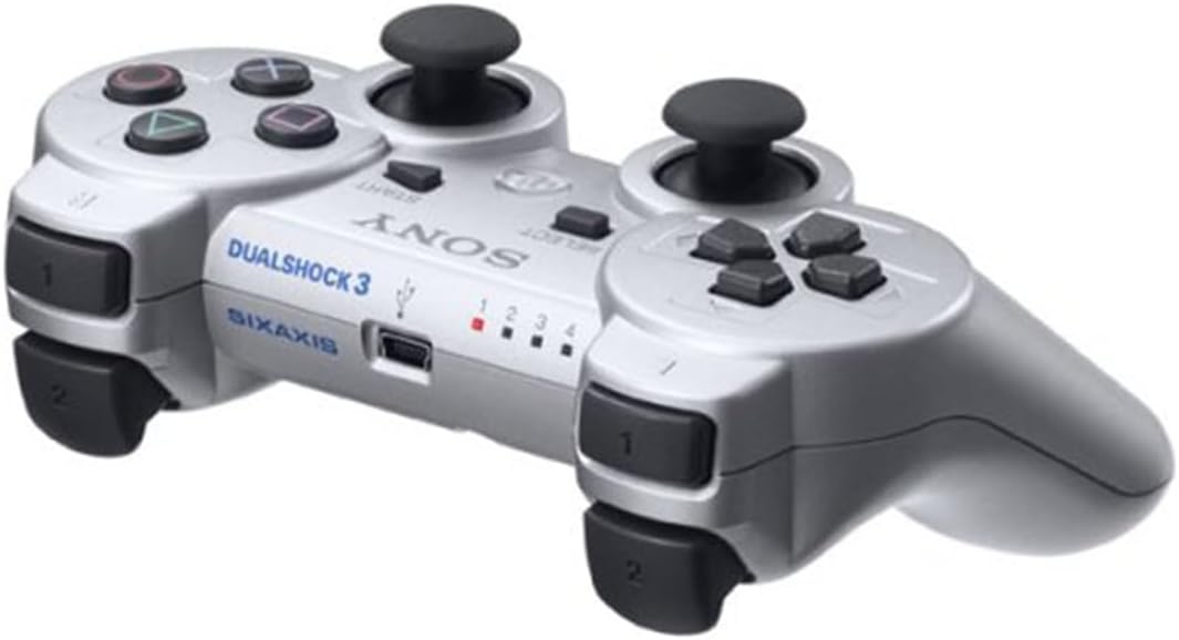 Official Sony DualShock 3 Controller Satin Silver PS3 : Amazon.co.uk ...