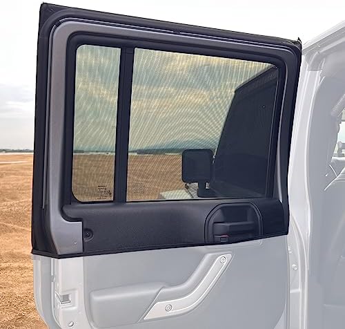 Amazon.com: Window Shade for Jeep Wrangler,Window Screen Curtains for ...