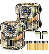 Amazon.com: WOSPORTS Mini Trail Camera,24MP 1080P HD Game Hunting ...