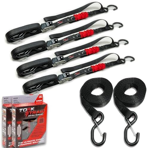 Amazon.com: TorkStrap M500 Bundle | 14' x 1'' Spring Loaded Tie Down ...
