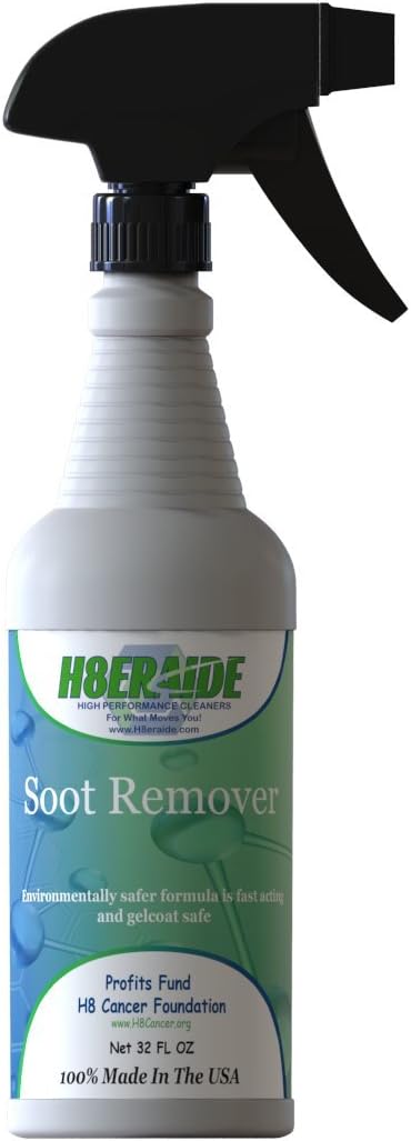 Amazon.com: H8eraide Marine Soot Remover 32oz - Safe on gelcoat, metals ...