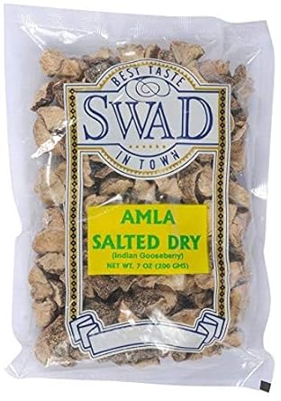 Amazon.com : Swad Amla (Indian Gooseberry) Salted Dry - 200 Grams ...