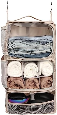 Amazon.com: Lilyfantasy Portable Hanging Travel Shelves Bag, Travel ...