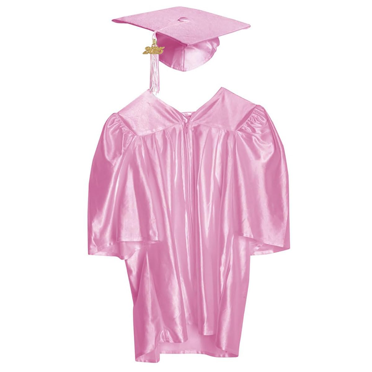 Snapklik.com : Happy Graduates Small Pink Shiny Child Graduation Cap