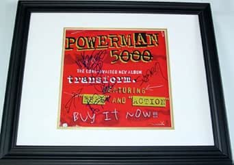 Powerman 5000 Autograph Signed Transform Album Flat & Proof ...
