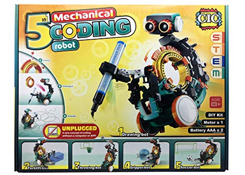 Circuit-Test 5 in 1 Mechanical Coding Robot Kit - SantaBILT®