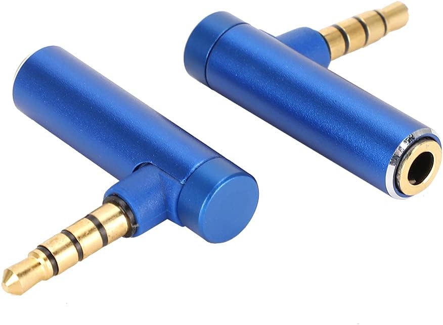 Amazon.com: 3.5mm 90 Degree Audio Adapter, Right Angle Adapter ...