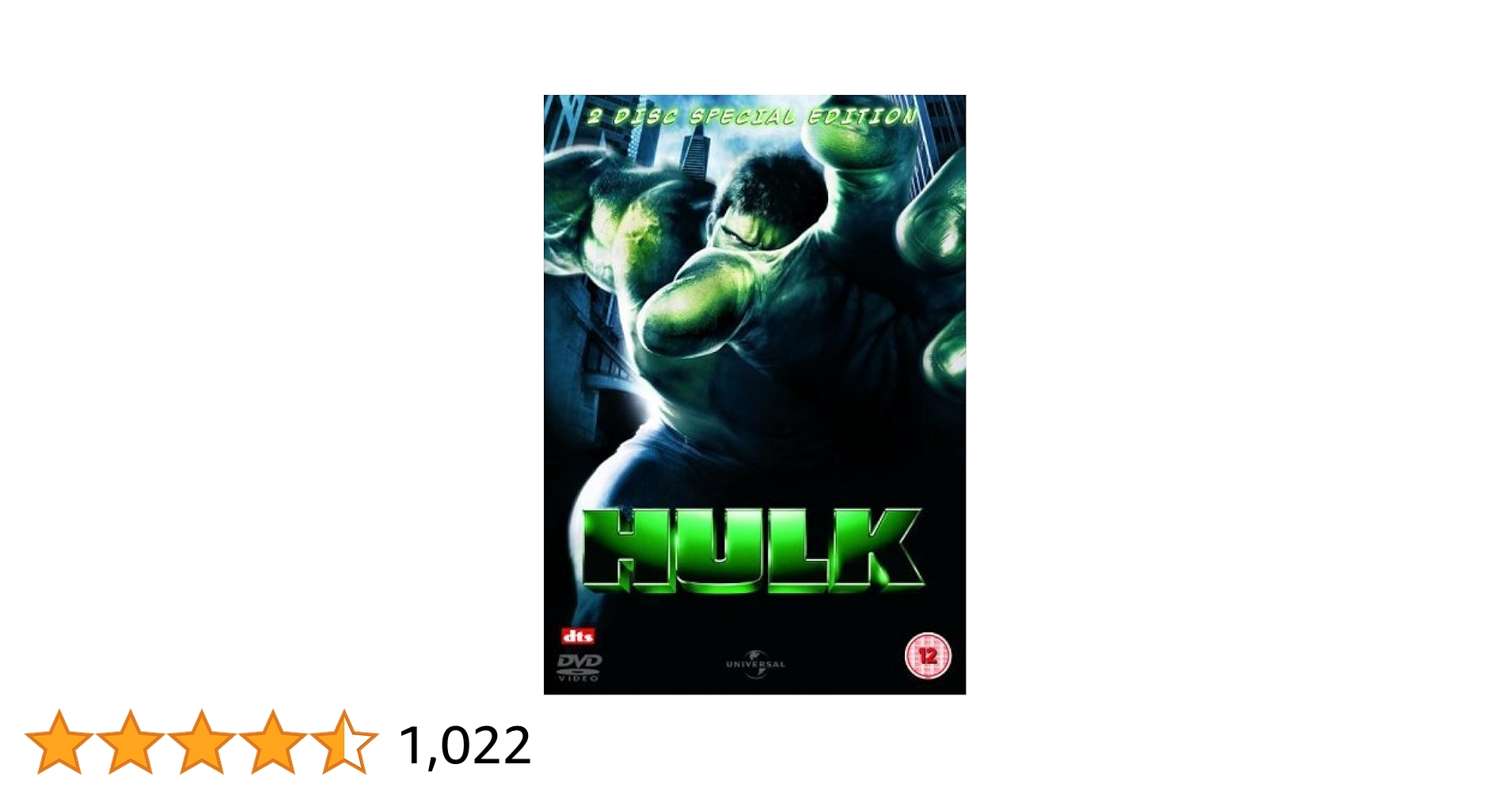 Portada Del Dvd De Hulk 2003